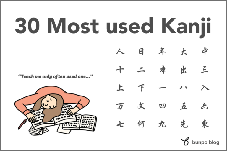 30 Most Used Kanji and Effective Strategies to Master Them - Bunpo-blog